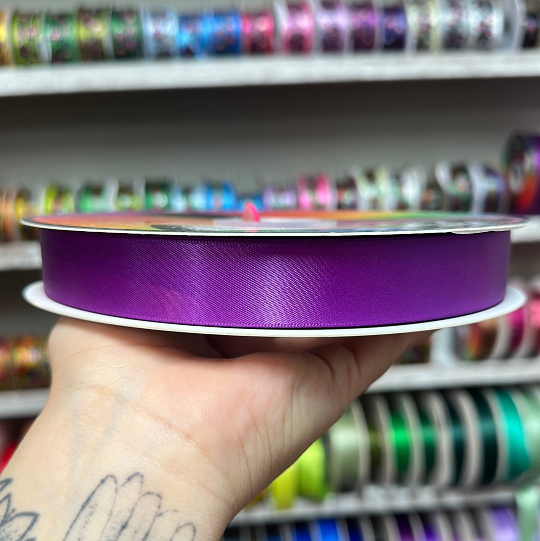 7/8" Ribbon/meter: Ultra Violet – 4 Generations Creations