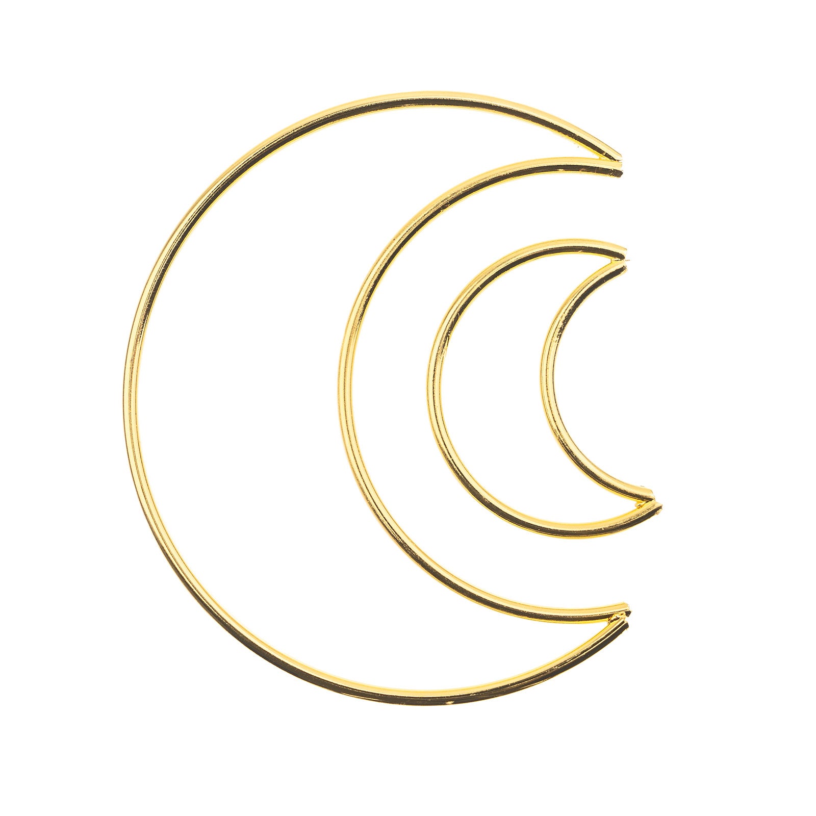 Metal Shapes Moon 2PCS 50MM (Iron) – 4 Generations Creations