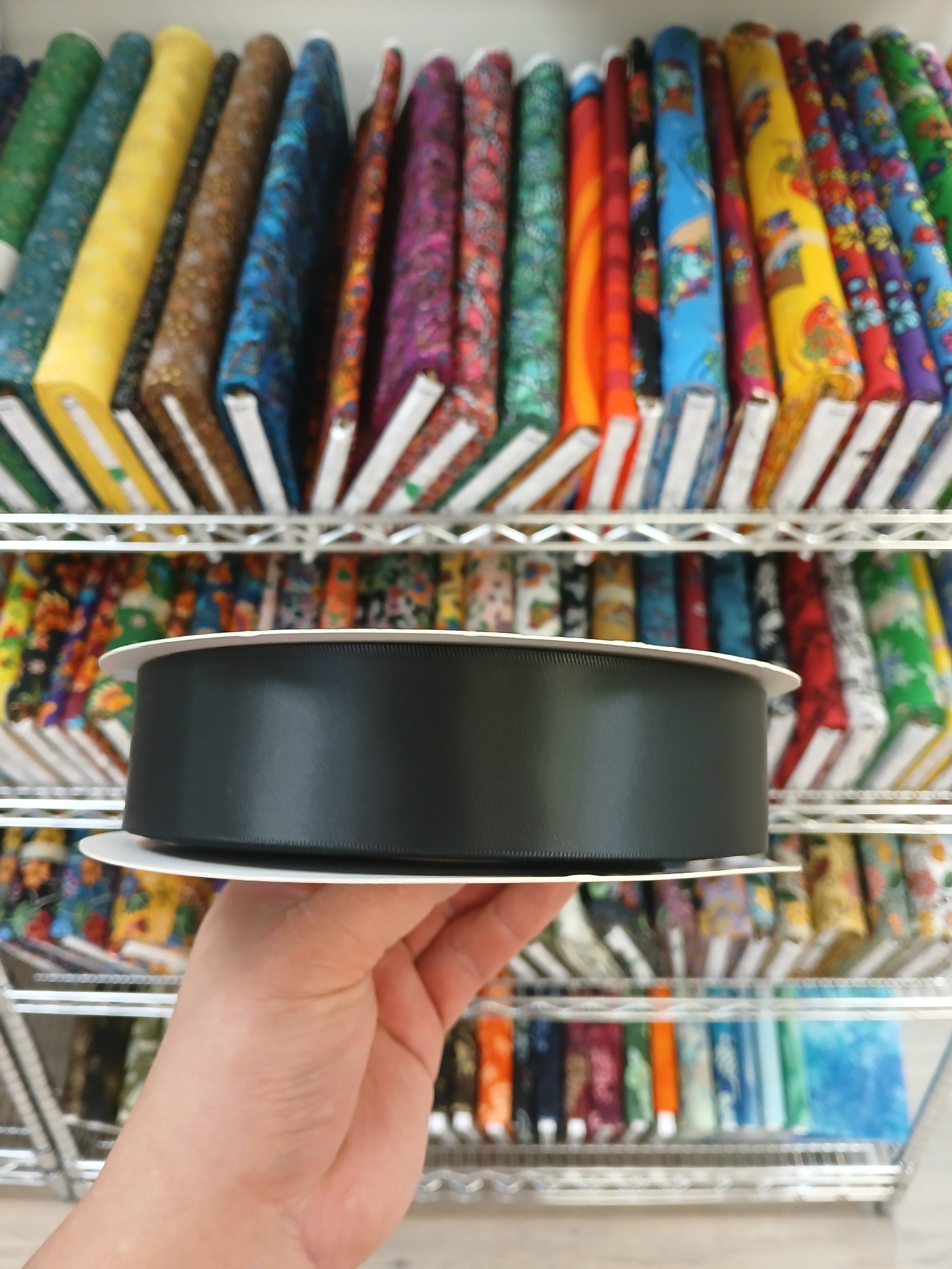 1.5" Ribbon/meter: Black – 4 Generations Creations