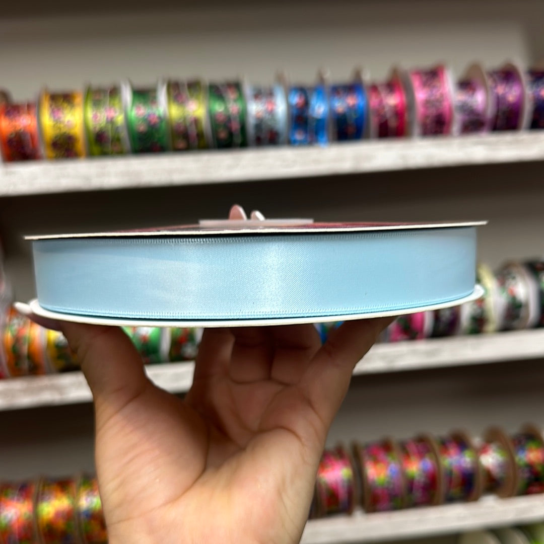 7/8" Ribbon/meter: Light Blue – 4 Generations Creations