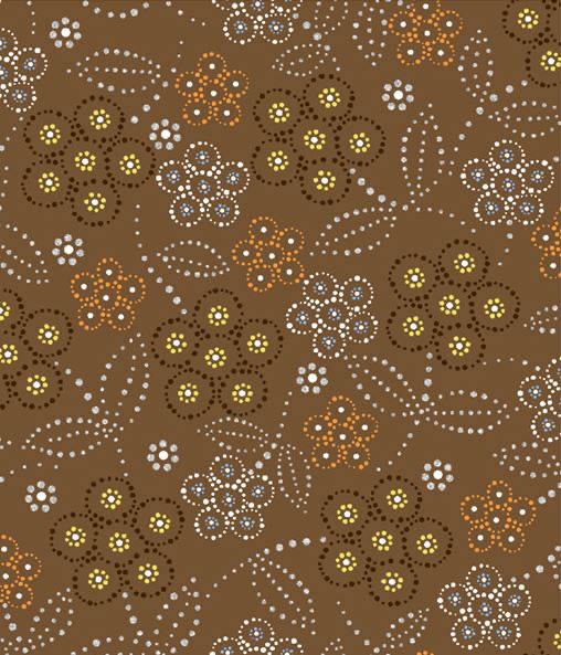 BA-0002M Brown Full Moon Rising Cotton – 4 Generations Creations