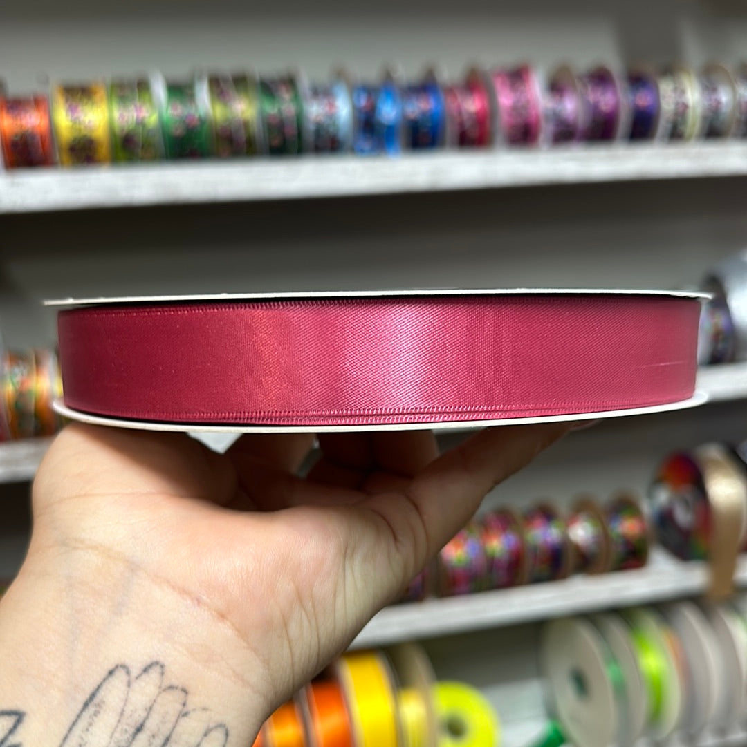 7/8" Ribbon/meter: Rosewood – 4 Generations Creations