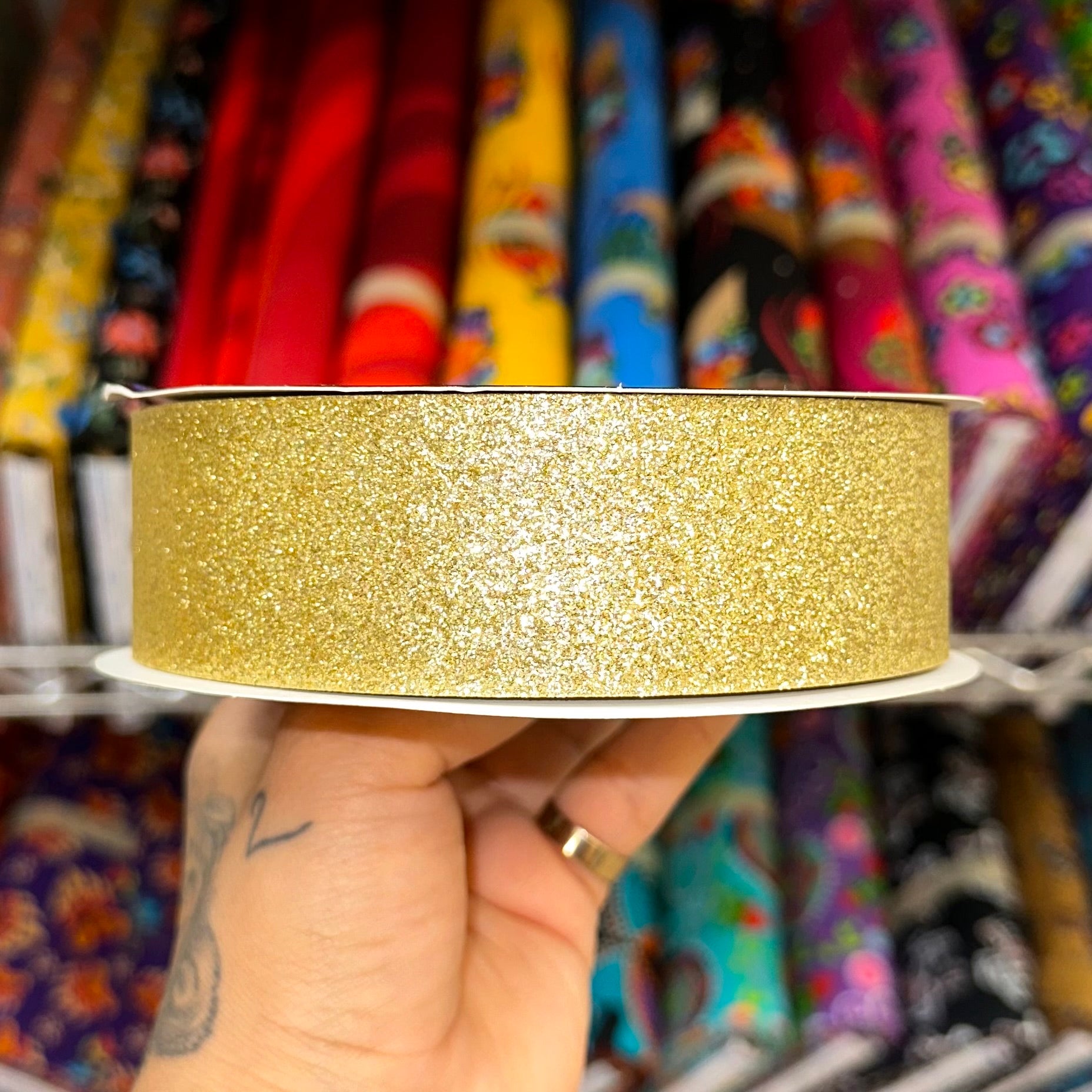 Sparkle Ribbon (Per Meter): Yellow Gold – 4 Generations Creations