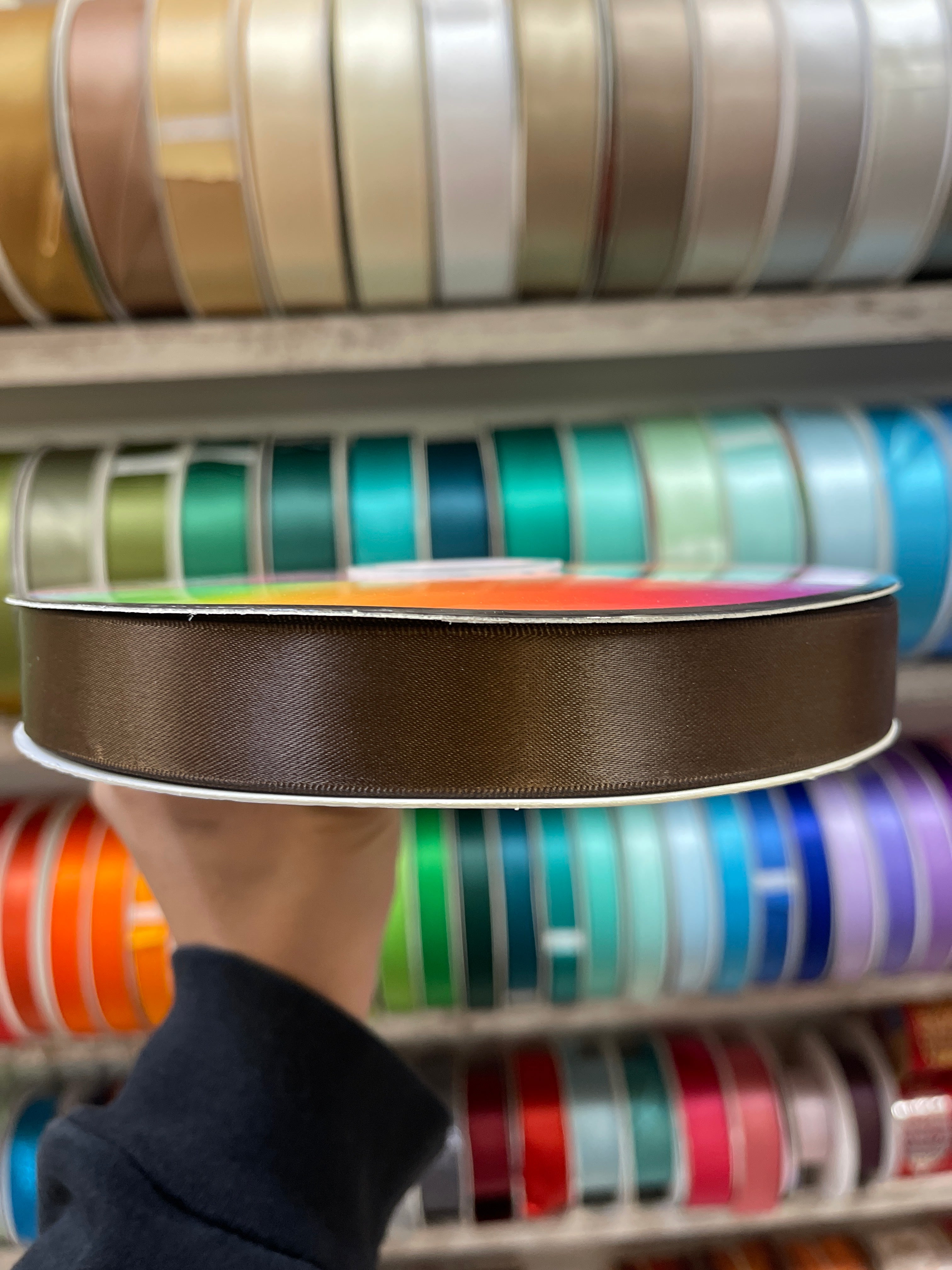 7/8" Ribbon/Meter: Brown – 4 Generations Creations