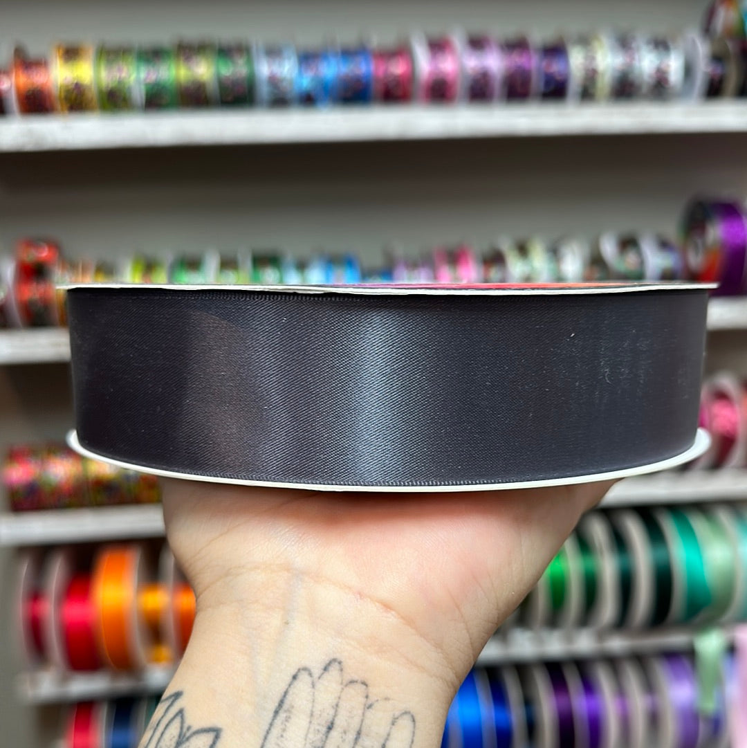 1.5" Ribbon/meter: Charcoal – 4 Generations Creations