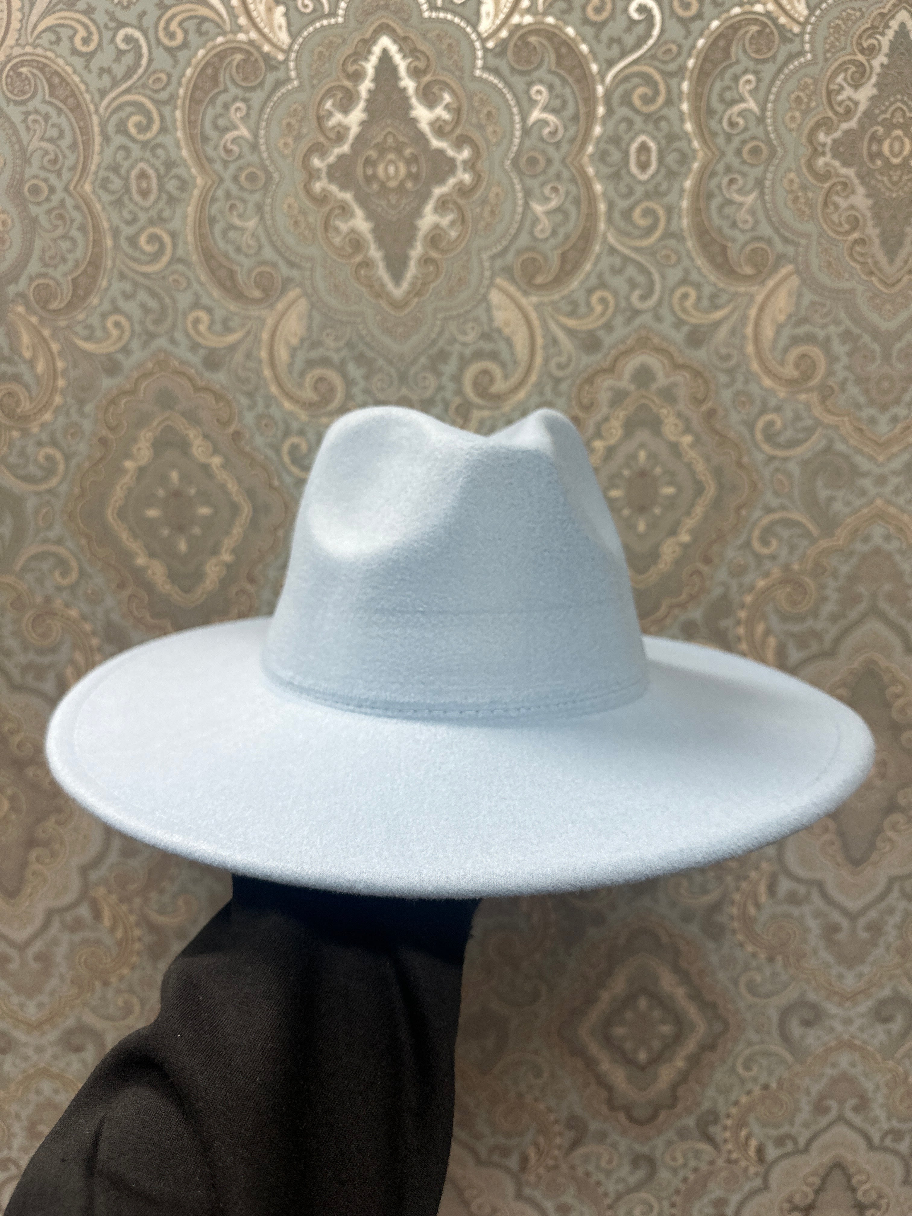 Felt Hat - Light Blue – 4 Generations Creations