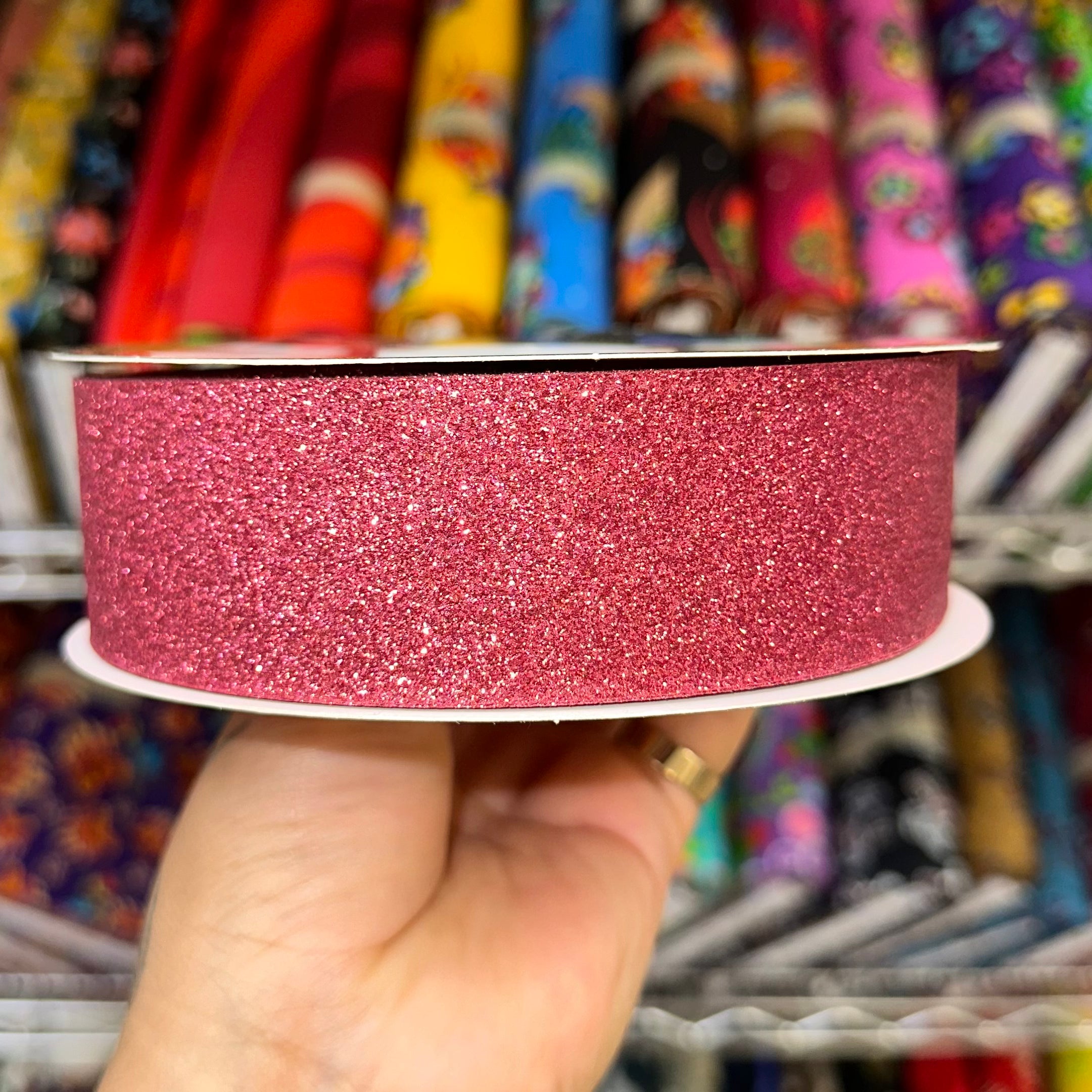 Sparkle Ribbon 50 yard Spool: Pink – 4 Generations Creations