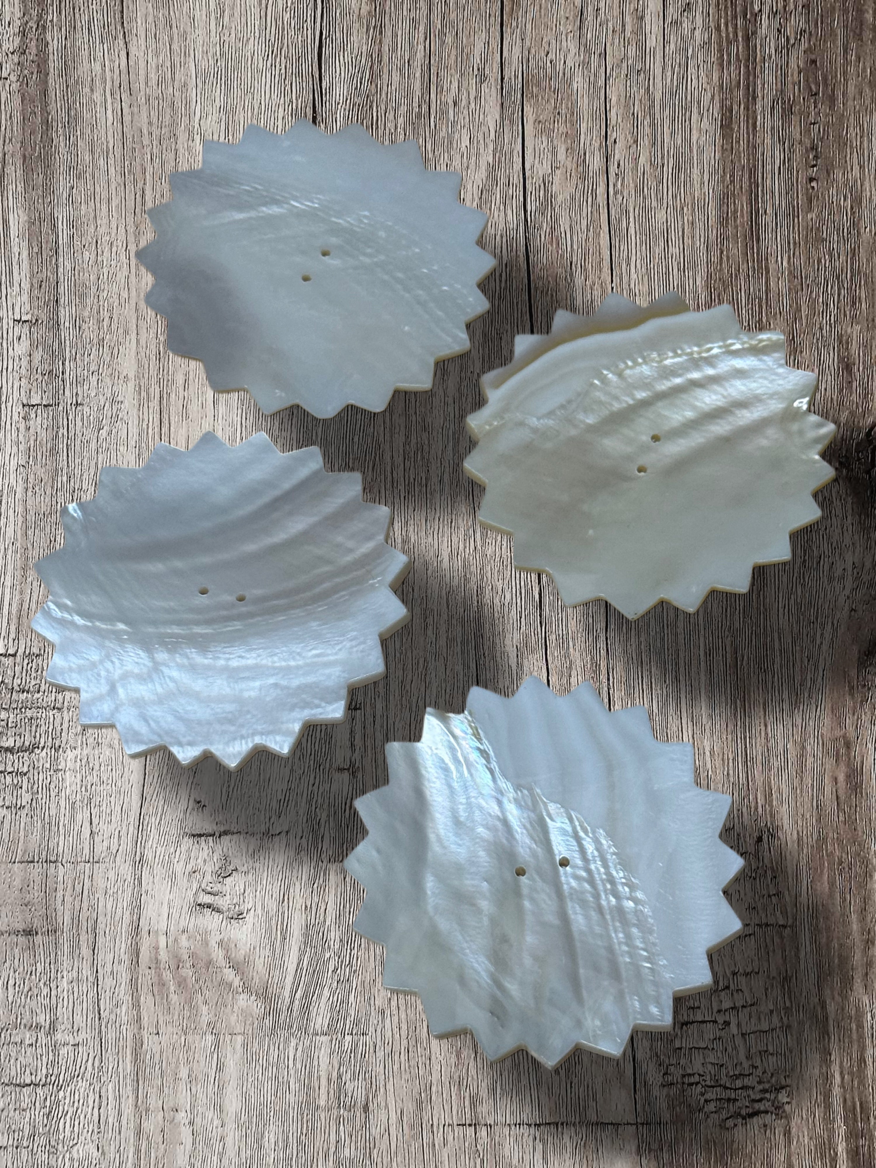 3” Jagged MOP Shell (PER/PAIR) – 4 Generations Creations