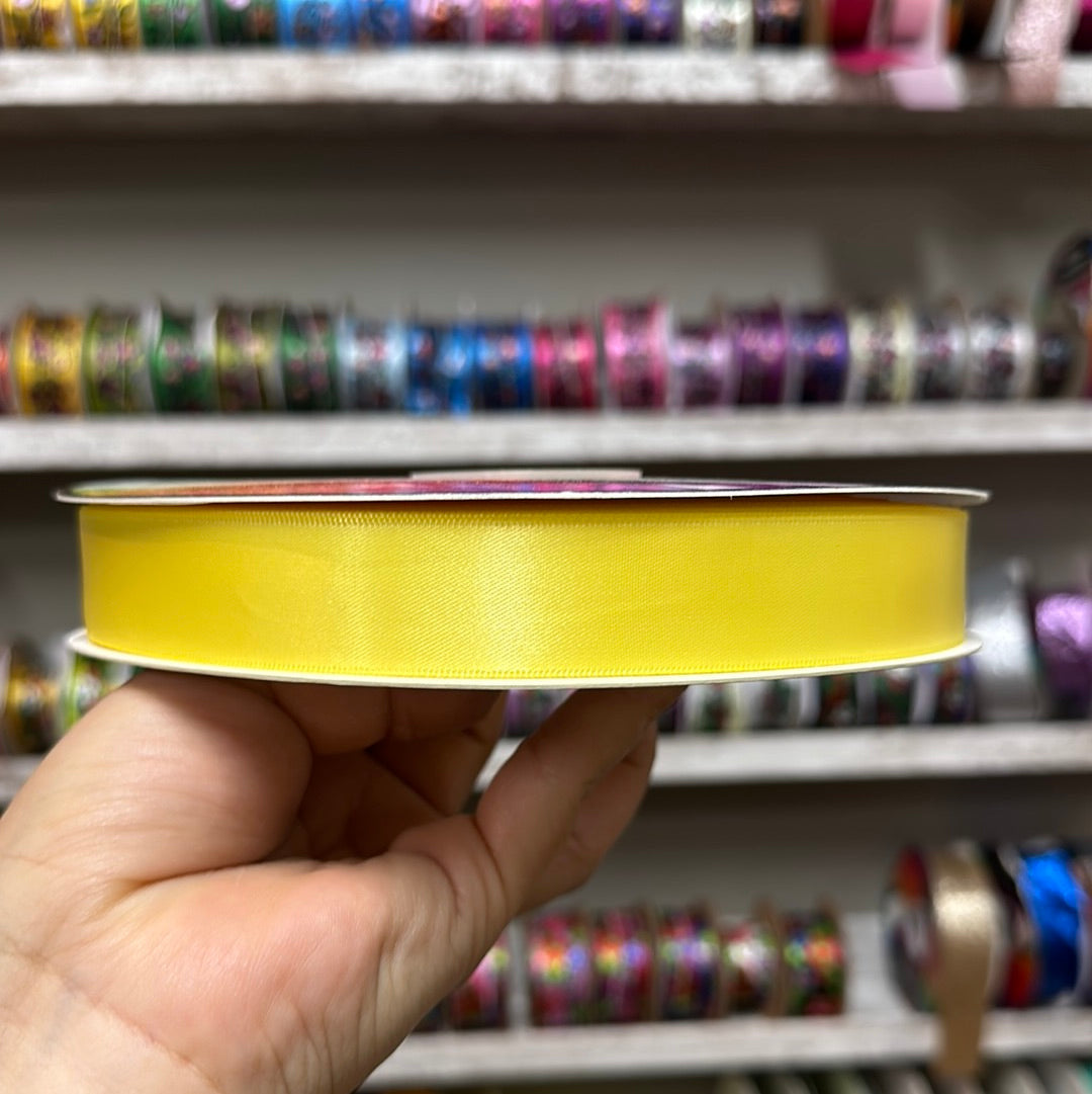 7/8" Ribbon/meter: Lemon – 4 Generations Creations