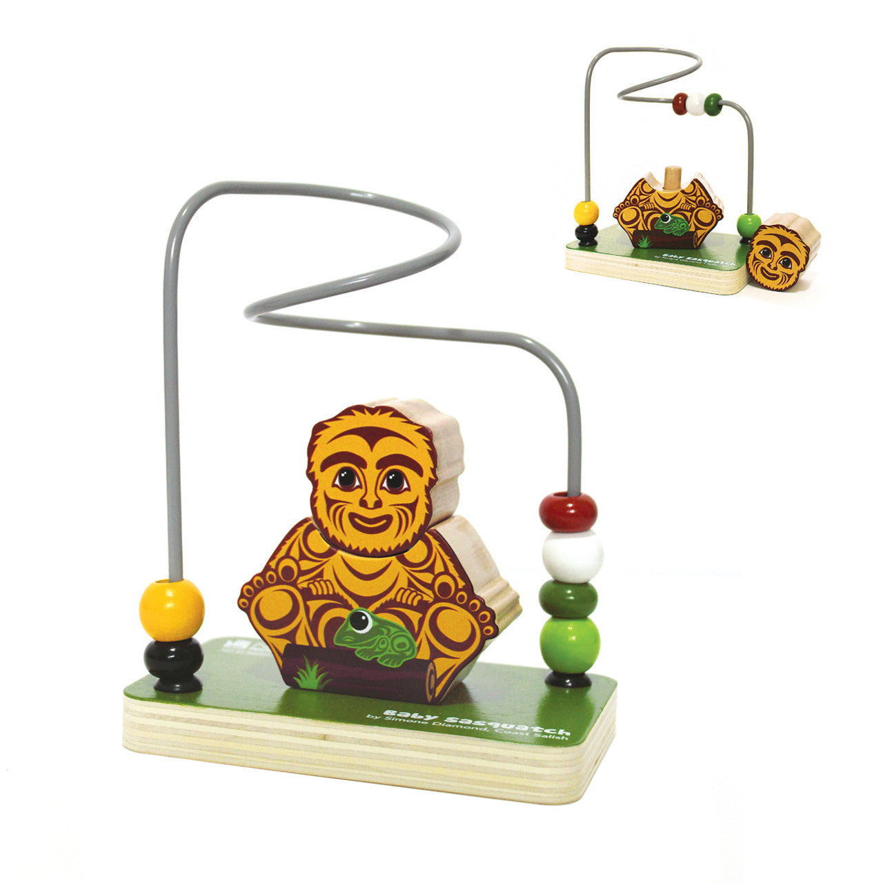 Stacking Animal Bead Mazes - Baby Sasquatch – 4 Generations Creations
