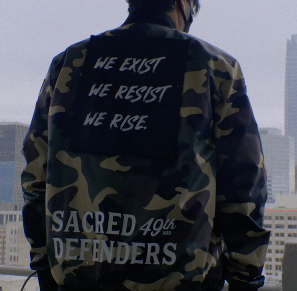 Large Patch - Exist Resist Rise – 4 Generations Creations