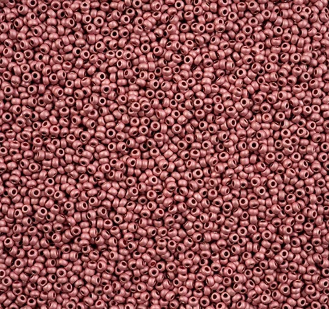 (Vial Czech Size 11) Violet Orchid Terra Metallic Matt – 4 Generations ...