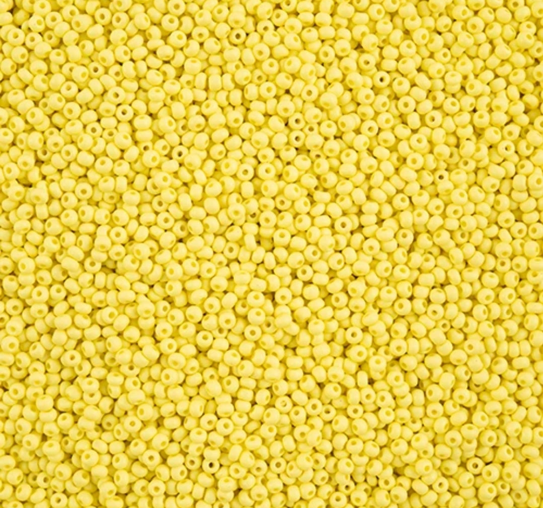 (Vial Czech Size 11) Permalux Dyed Chalk Light Yellow Matt – 4 ...