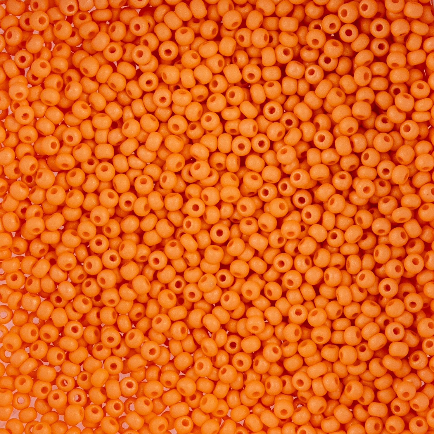 (Vial Czech Size 10) Opaque Orange Matt – 4 Generations Creations