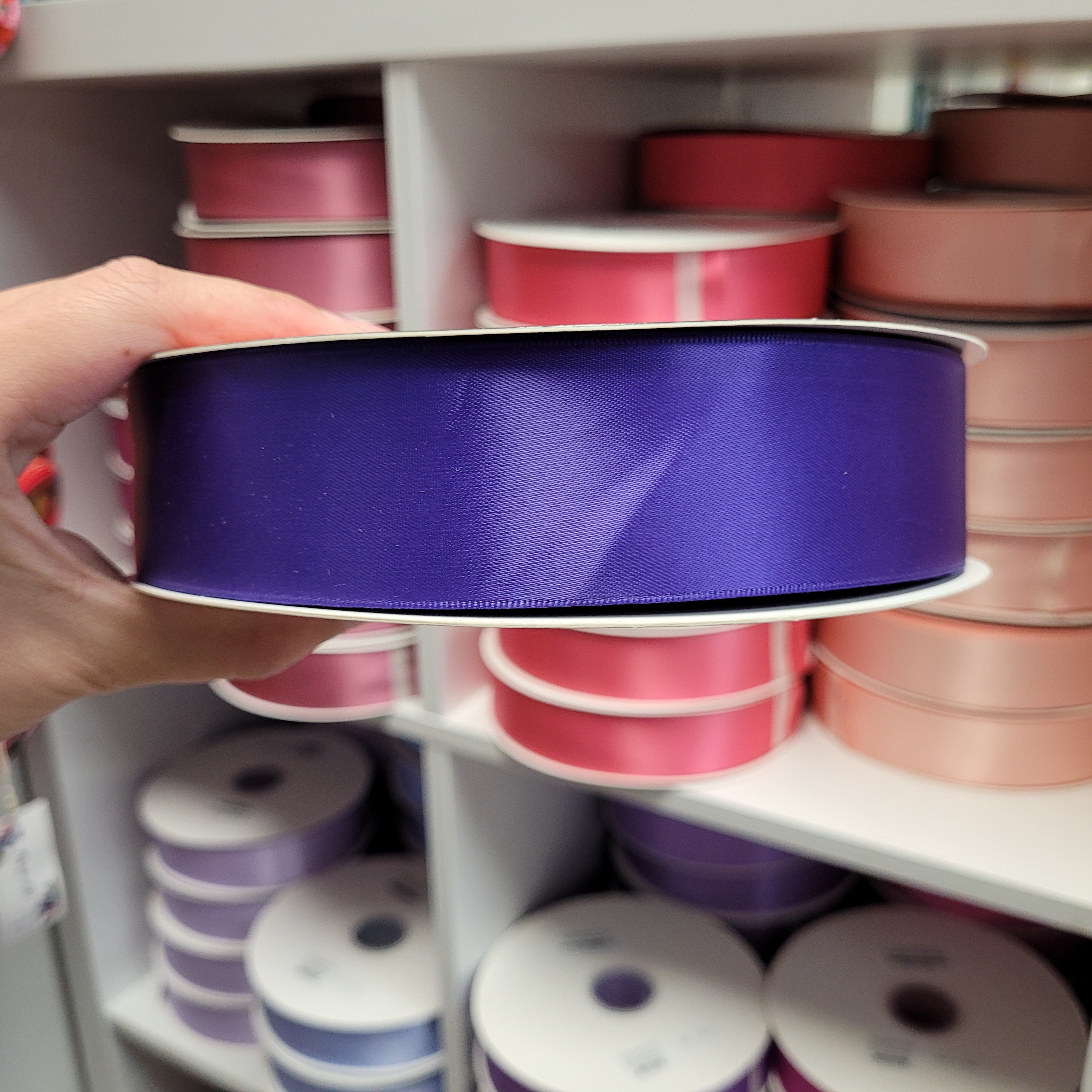 1.5" Ribbon/meter: Regal Purple – 4 Generations Creations