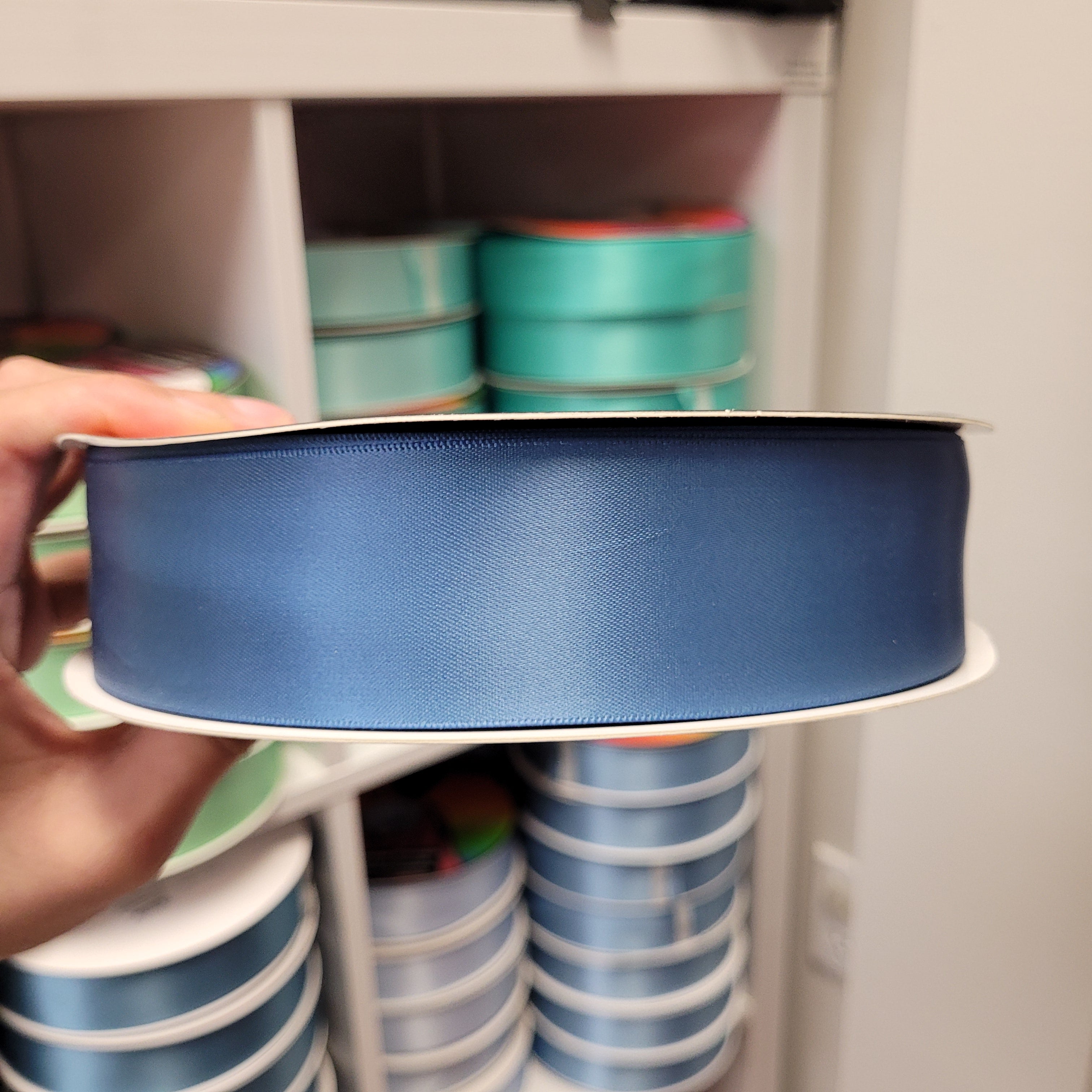 1.5" Ribbon/meter: Smoke Blue – 4 Generations Creations