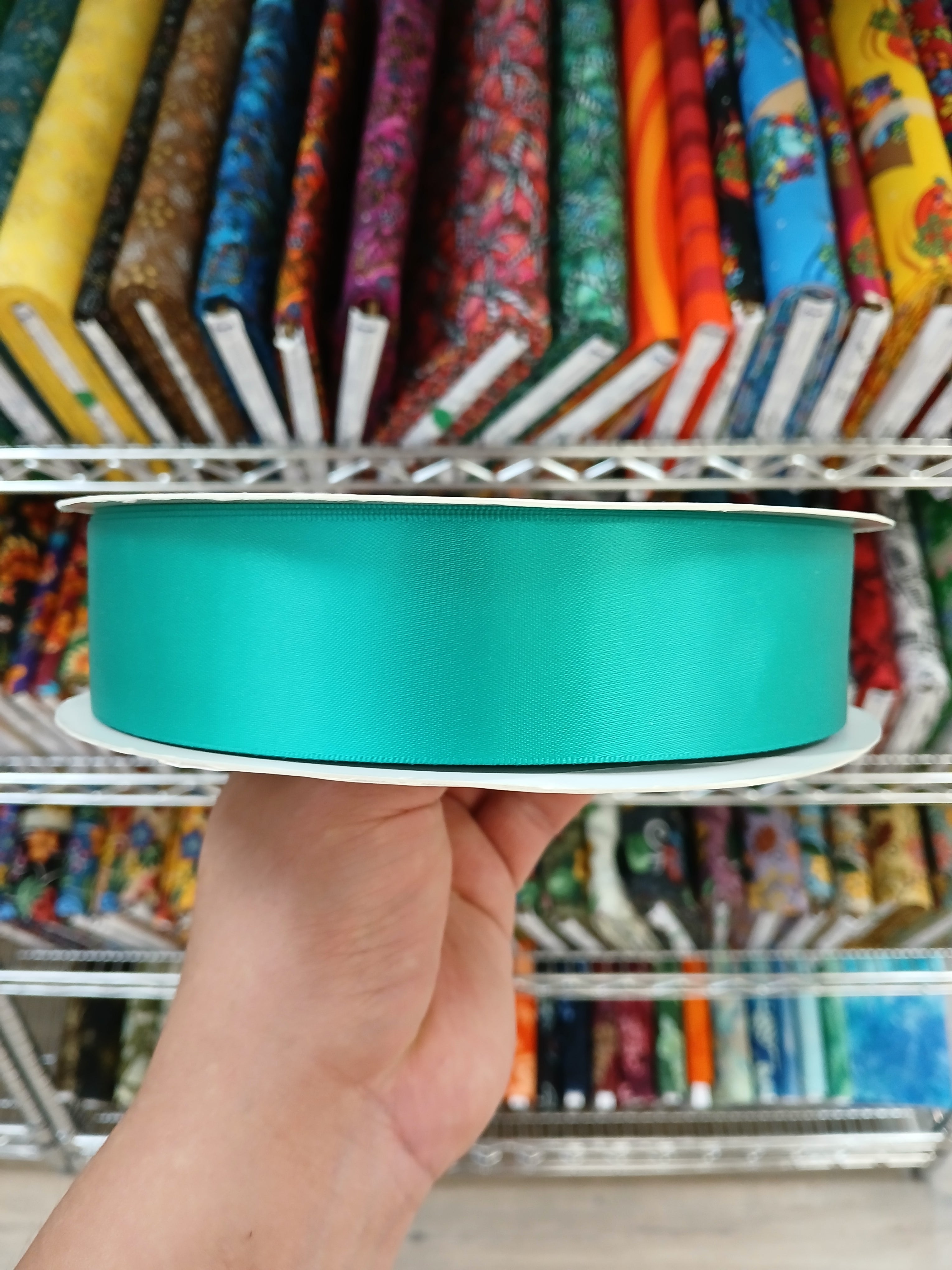 1.5" Ribbon/meter: Parrot Green – 4 Generations Creations